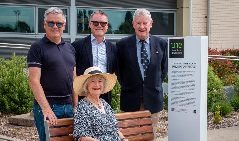 Memorial benches a lasting tribute to Consett and Gwenda Davis ...