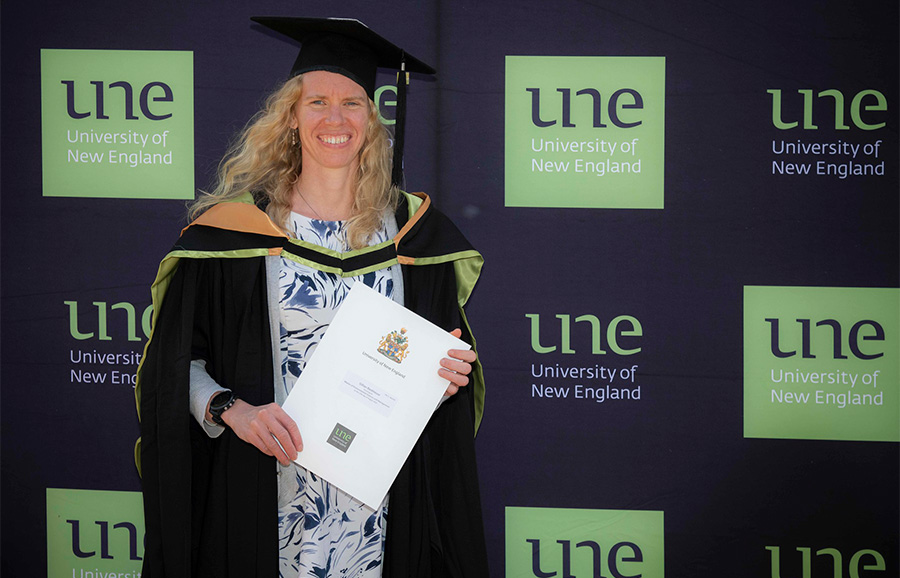 Crossing the finish line - University of New England (UNE)